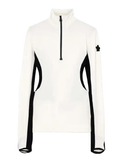 Moncler Color-block Base Layer - White