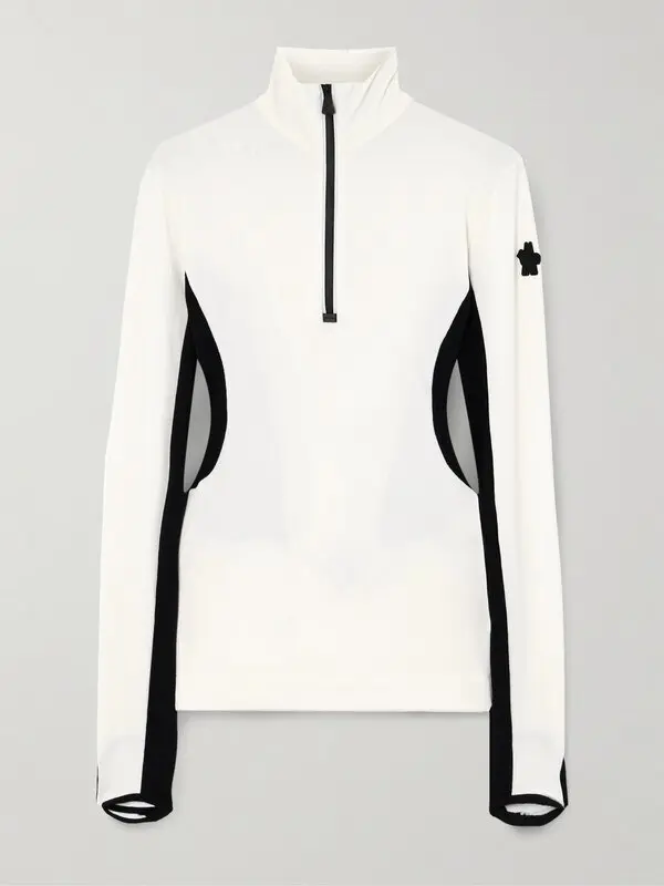 Moncler Color-block Base Layer - White