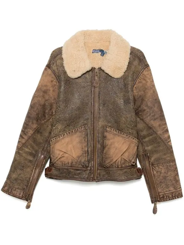 Polo Ralph Lauren Shearling-trim Bomber Jacket