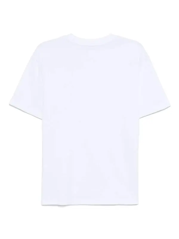 GROUND ZERO Logo Print Cotton T-shirt - White