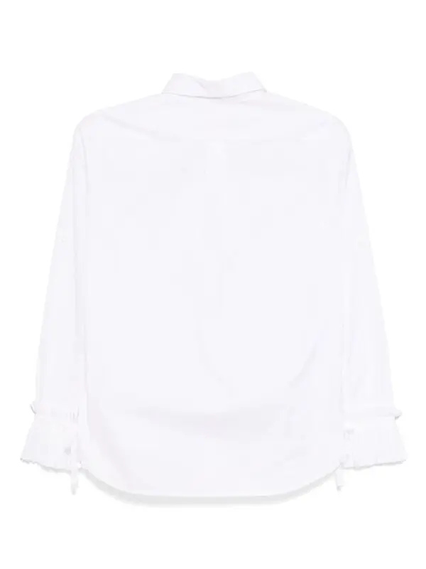 SHANSHAN RUAN Slim-cut Pleated Shirt