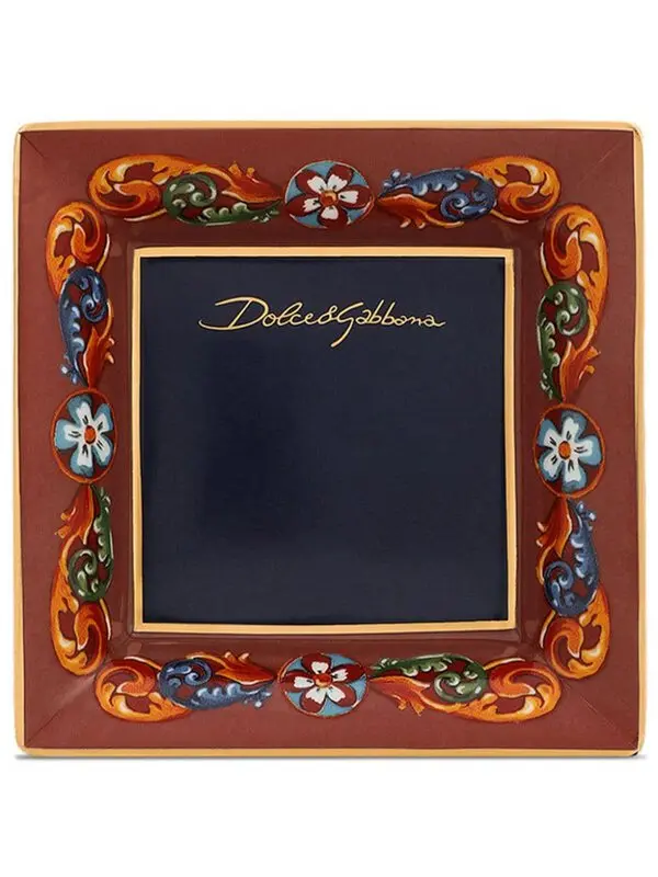 Dolce & Gabbana Porcelain Trinket Tray - Red