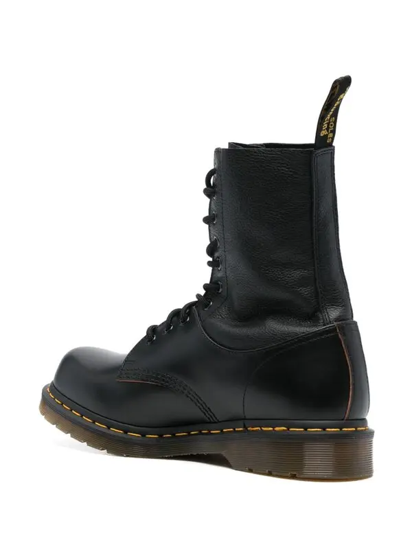 MAISON MARGIELA X Dr. Martens Leather Boots - Black