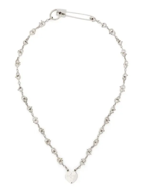 アクセサリー MAGLIANO BROKEN HEART NECKLACE Magliano Broken Heart Necklace - Silver | Editorialist