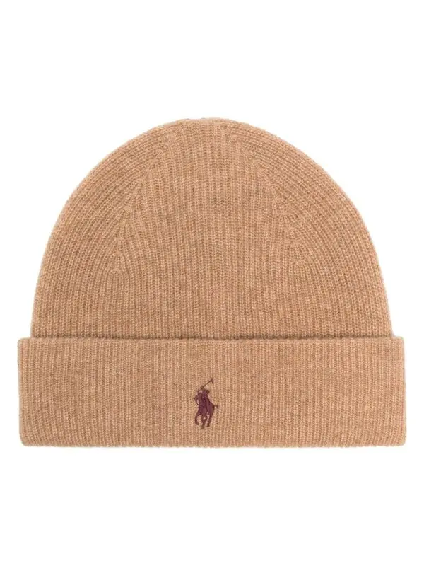 Ralph Lauren Polo Pony Beanie - Brown