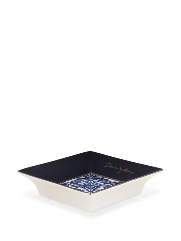 Dolce & Gabbana Porcelain Decorative Tray - Black