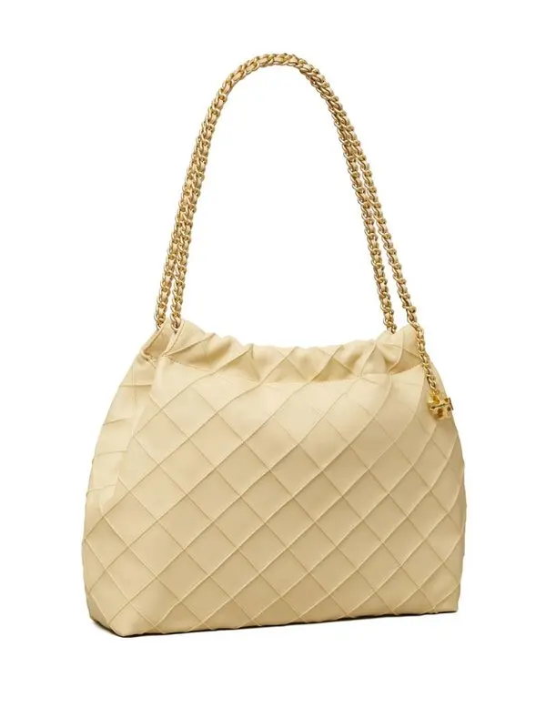 Tory Burch Fleming Hobo Bag - Neutrals