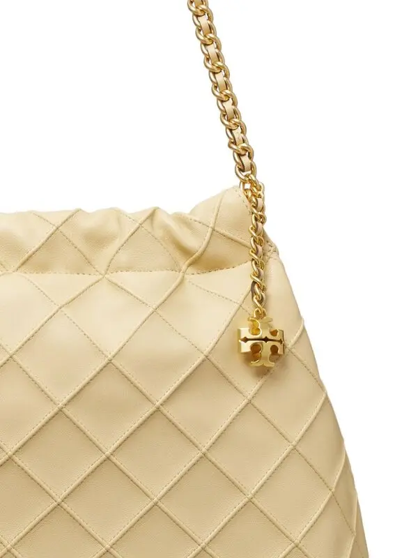 Tory Burch Fleming Hobo Bag - Neutrals