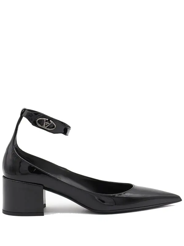 Valentino Garavani 60mm Vlogo Lockette Leather Pumps