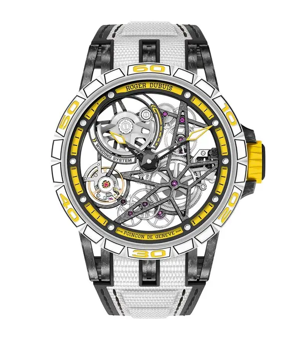 ROGER DUBUIS Carbon Excalibur Spider Watch - Grey