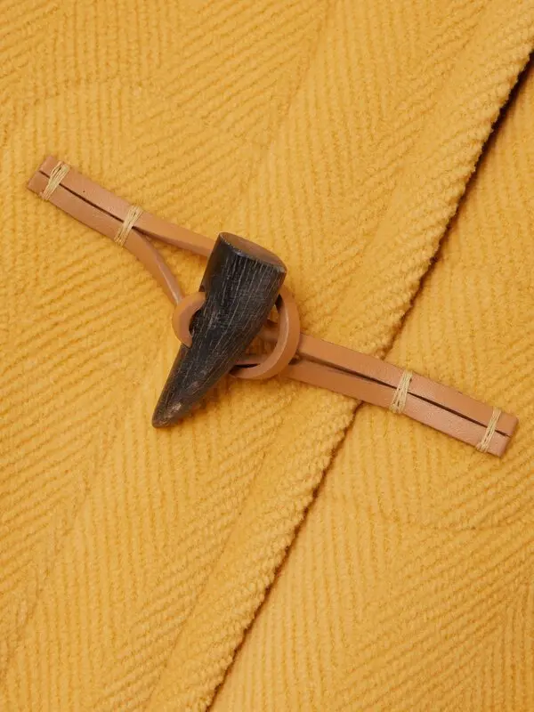 Altuzarra Bailey Hooded Herringbone Wool Coat