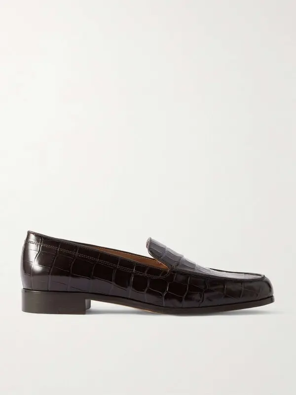EMME PARSONS Danielle Croc-effect Loafers