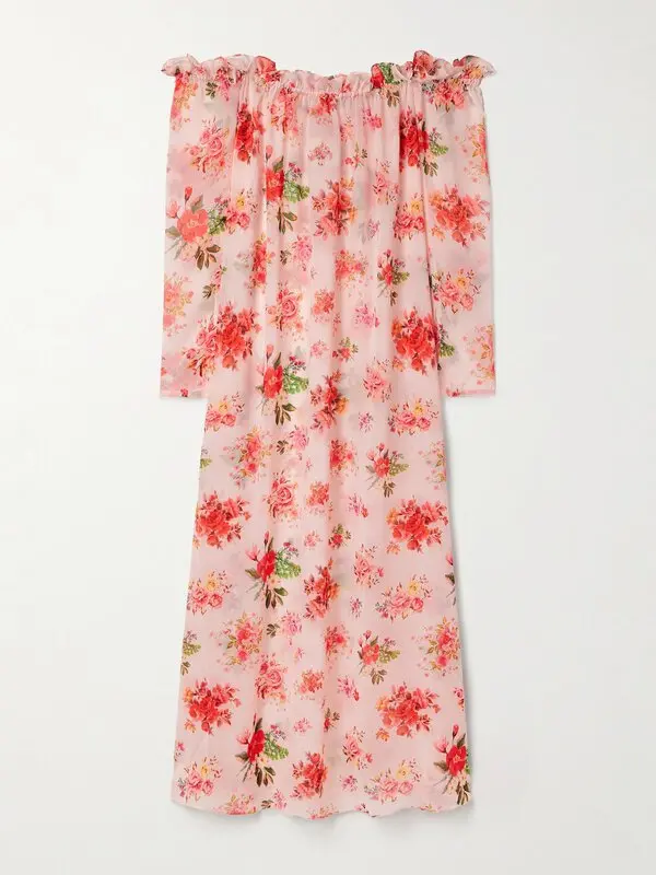 KIKA VARGAS Dede Floral-print Maxi Dress