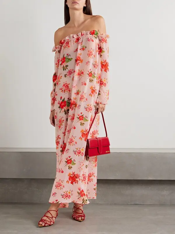 KIKA VARGAS Dede Floral-print Maxi Dress