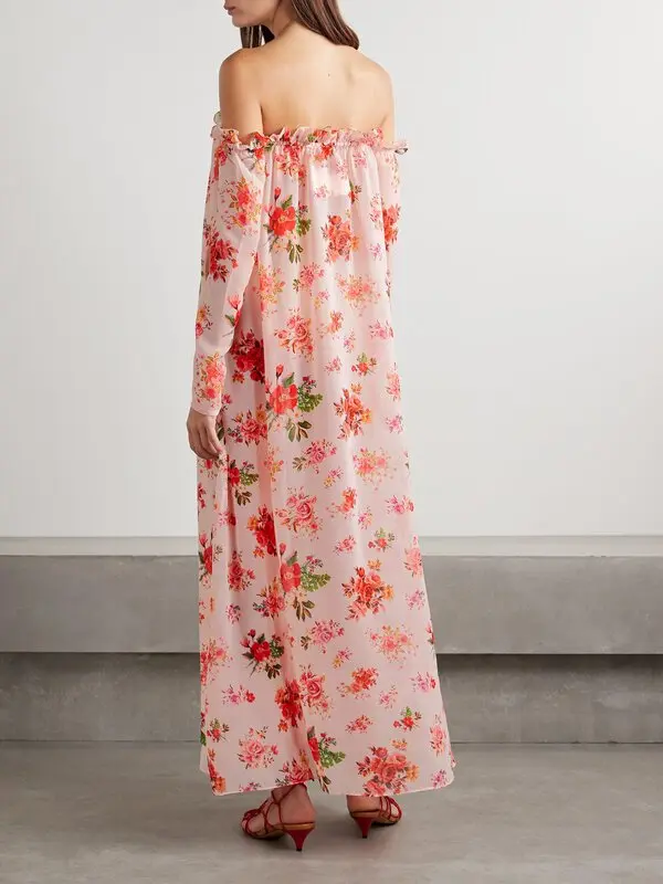 KIKA VARGAS Dede Floral-print Maxi Dress