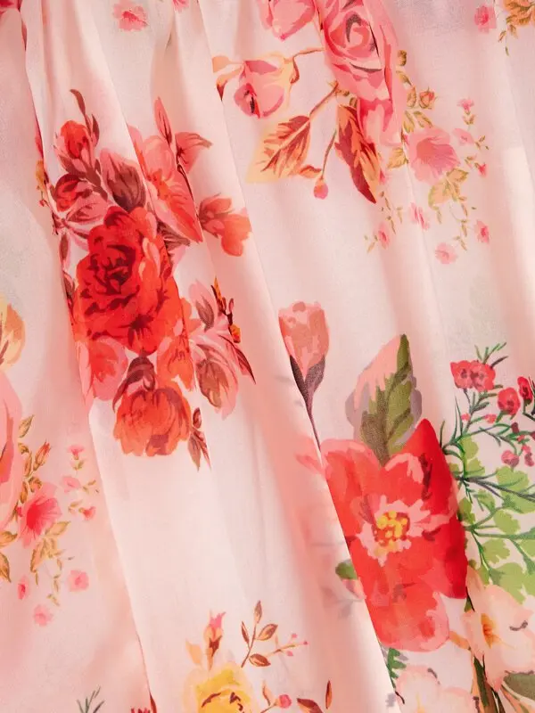 KIKA VARGAS Dede Floral-print Maxi Dress