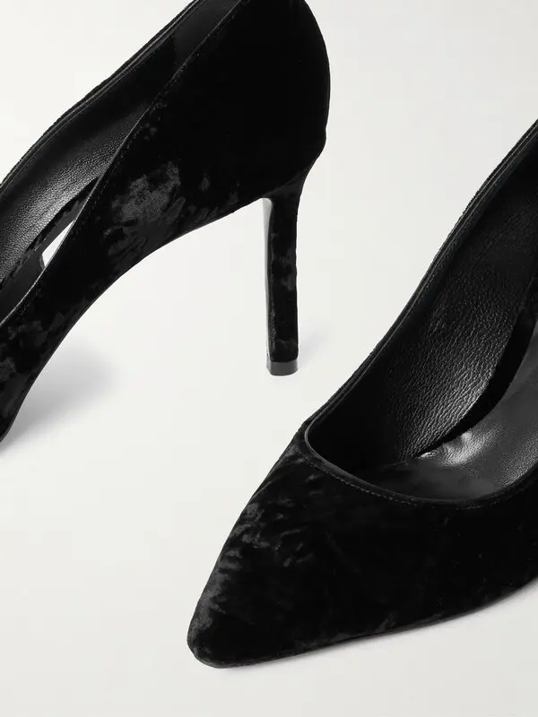 JIMMY CHOO Romy 85 Velvet Pumps