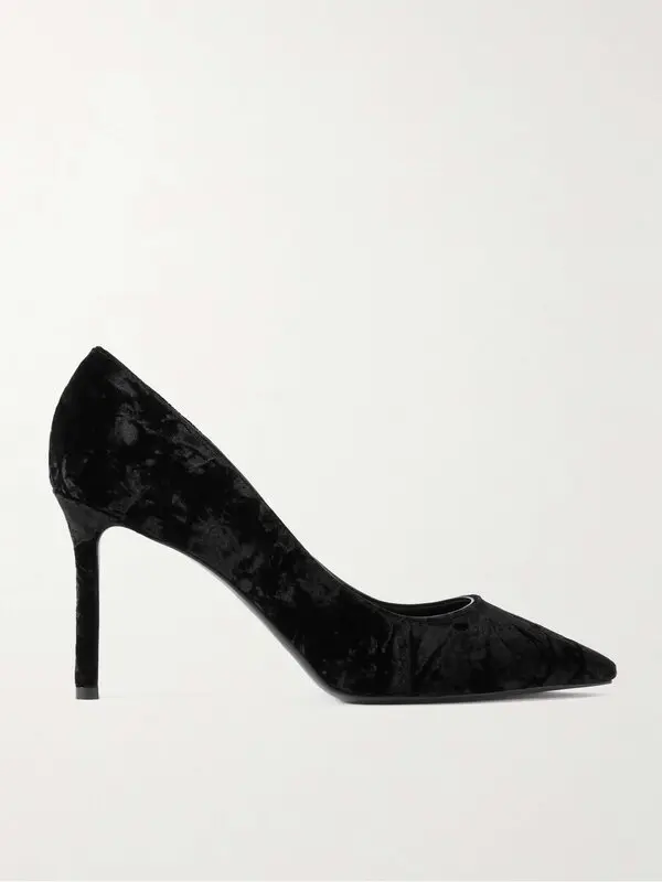 JIMMY CHOO Romy 85 Velvet Pumps