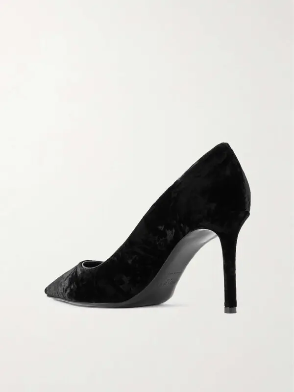 JIMMY CHOO Romy 85 Velvet Pumps