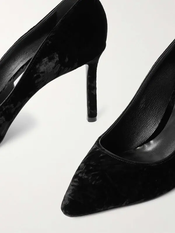 JIMMY CHOO Romy 85 Velvet Pumps