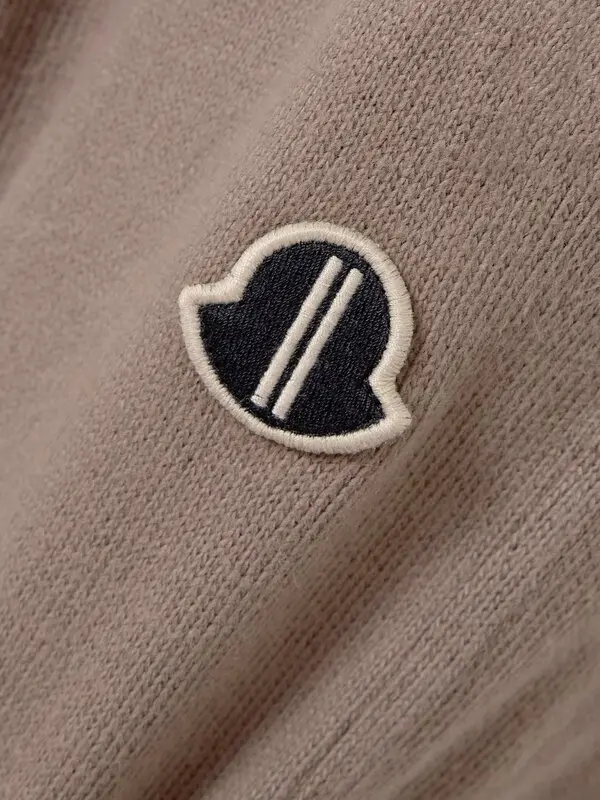 Rick Owens Moncler Appliquéd Cotton-jersey Track Pants