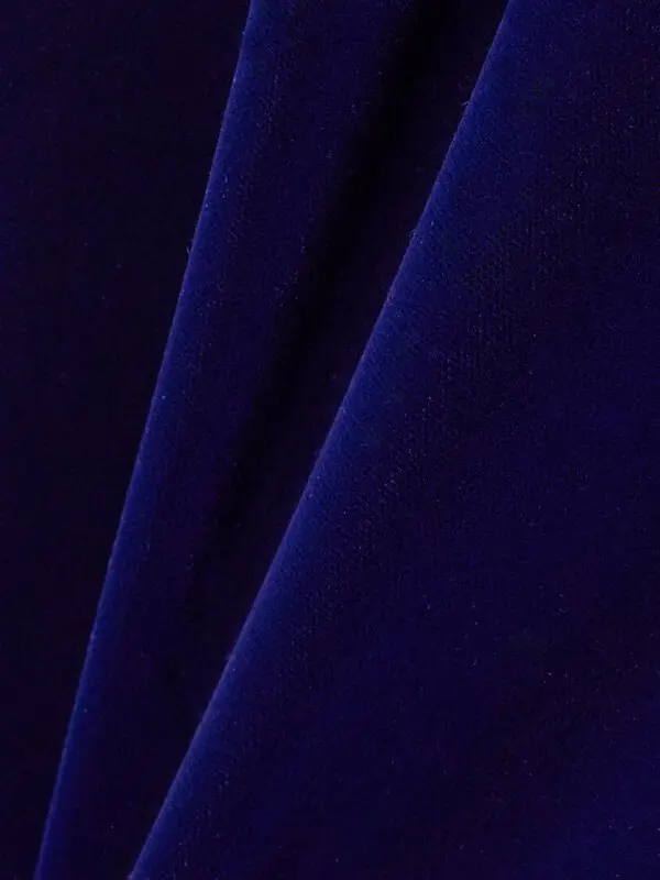 Givenchy Asymmetric Velvet Bustier Mini Dress With Bow Detail