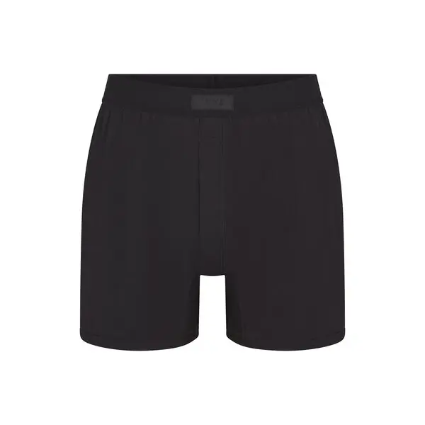 SKIMS Cotton Knit Boxer - Onyx