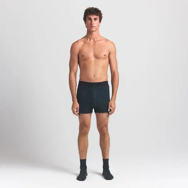 SKIMS Knit Boxer | Blue | | Cotton - Verdant