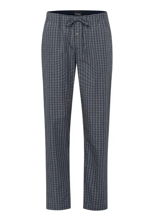 Hanro Night And Day 100% Woven Cotton Pants - Casual Check