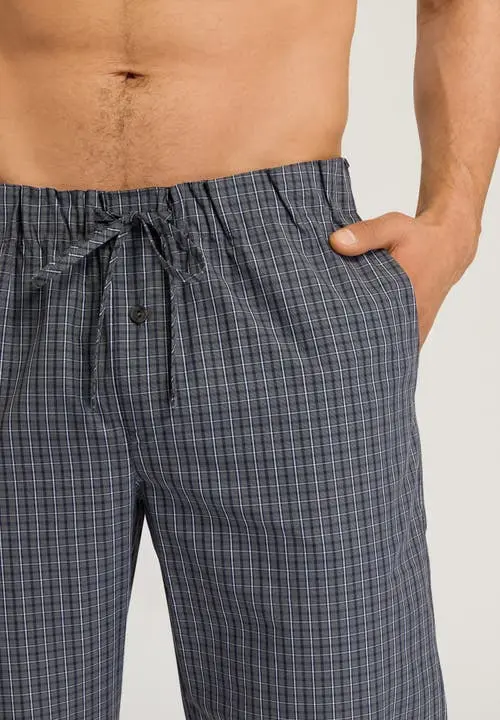 Hanro Night And Day 100% Woven Cotton Pants - Casual Check