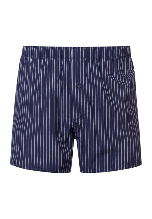 Hanro Fancy Woven Cotton Boxer - Fine Stripe