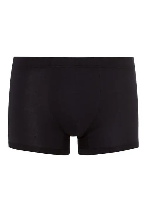 Hanro Sea Island Cotton Cotton Boxer Brief - Black
