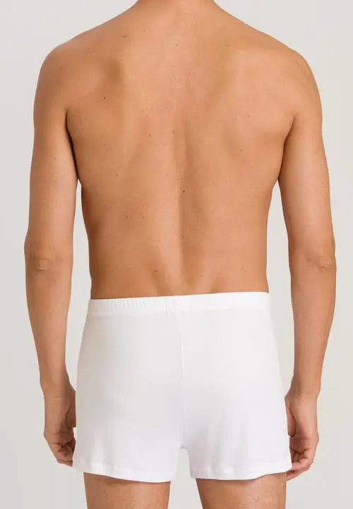 Hanro Sea Island Cotton Boxer - White
