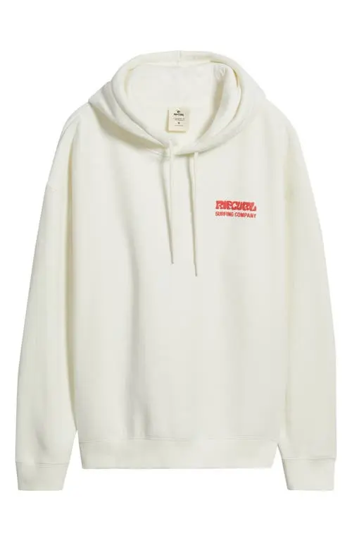 Rip Curl Surf Puff Print Graphic Hoodie - Cayenne