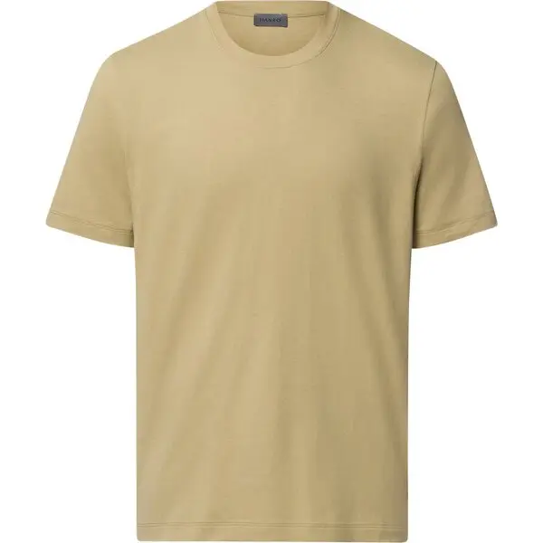 Hanro Living Shirts Cotton Crew Neck T-shirt - Cardamom