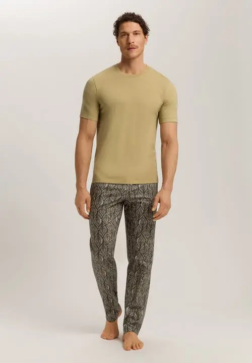 Hanro Living Shirts Cotton Crew Neck T-shirt - Cardamom