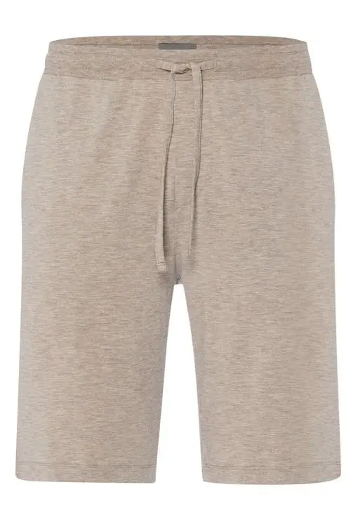 Hanro Casuals Drawstring Shorts - Hazelnut Melange