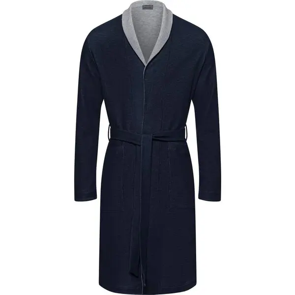 Hanro Cozy Living Recycled Cotton Robe - Notte