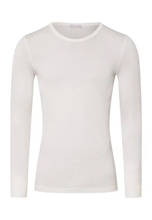 Hanro Woolen Silk Wool And Silk Fitted Top - Cygne
