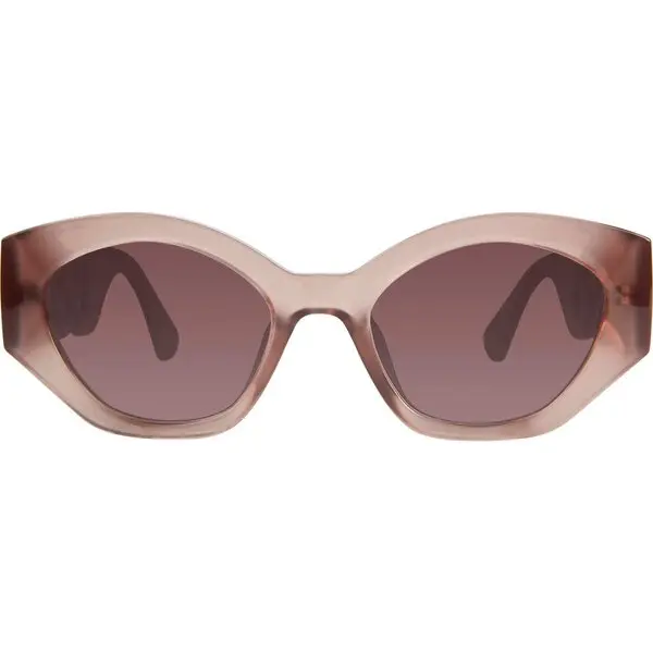 Kurt Geiger 51mm Round Frame Sunglasses - Milky Sand