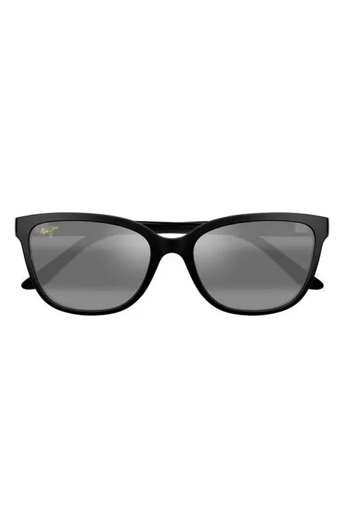 Maui Jim Honi Cat Eye Sunglasses - Black/ Neutral Grey