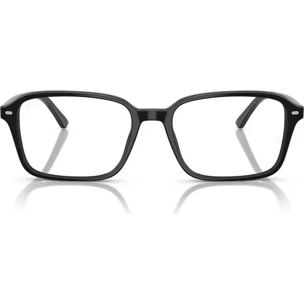 Ray-ban 56mm Square Optical Glasses - Black