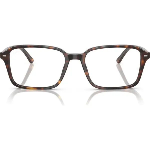 Ray-ban 56mm Square Optical Glasses - Havana