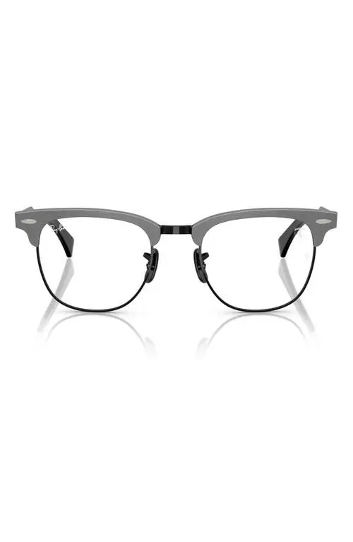 Ray-ban X Scuderia Ferrari Square Optical Glasses - Black Grey