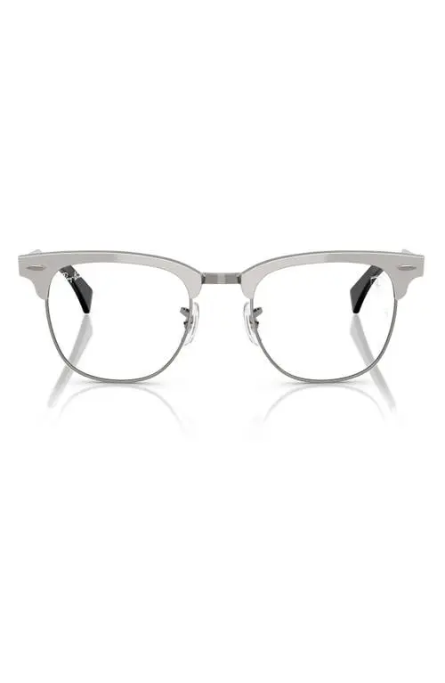 Ray-ban X Scuderia Ferrari Square Optical Glasses - Silver