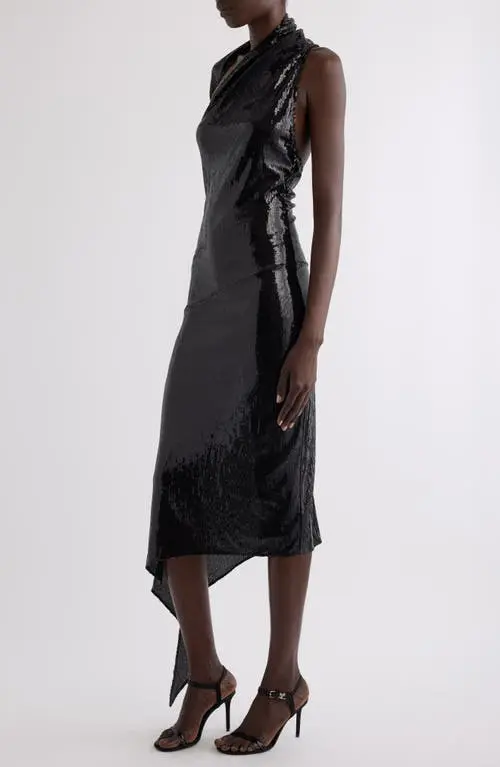 COURREGES Asymmetric Sequin Dress
