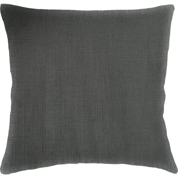 Anaya So Soft Linen Euro Pillow With Down Insert - Antique Grey