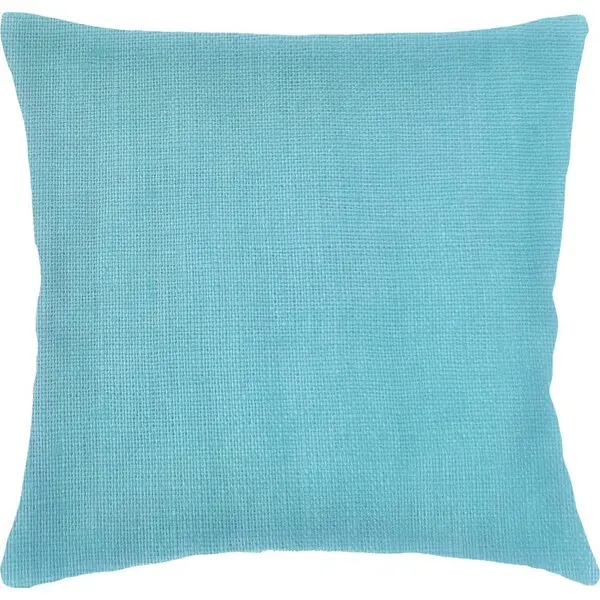 Anaya So Soft Linen Euro Pillow With Down Insert - Caribbean