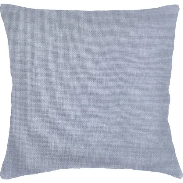 Anaya So Soft Linen Euro Pillow With Down Insert - Chambray Blue