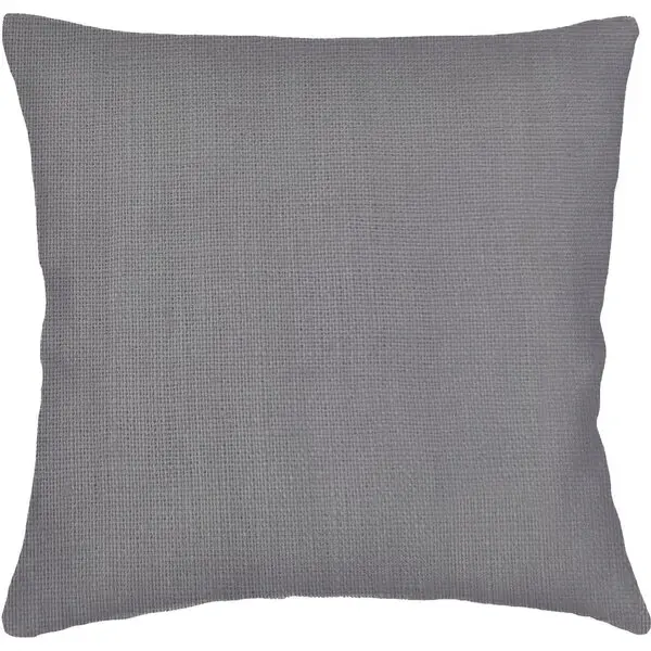 Anaya So Soft Linen Euro Pillow With Down Insert - Classic Grey